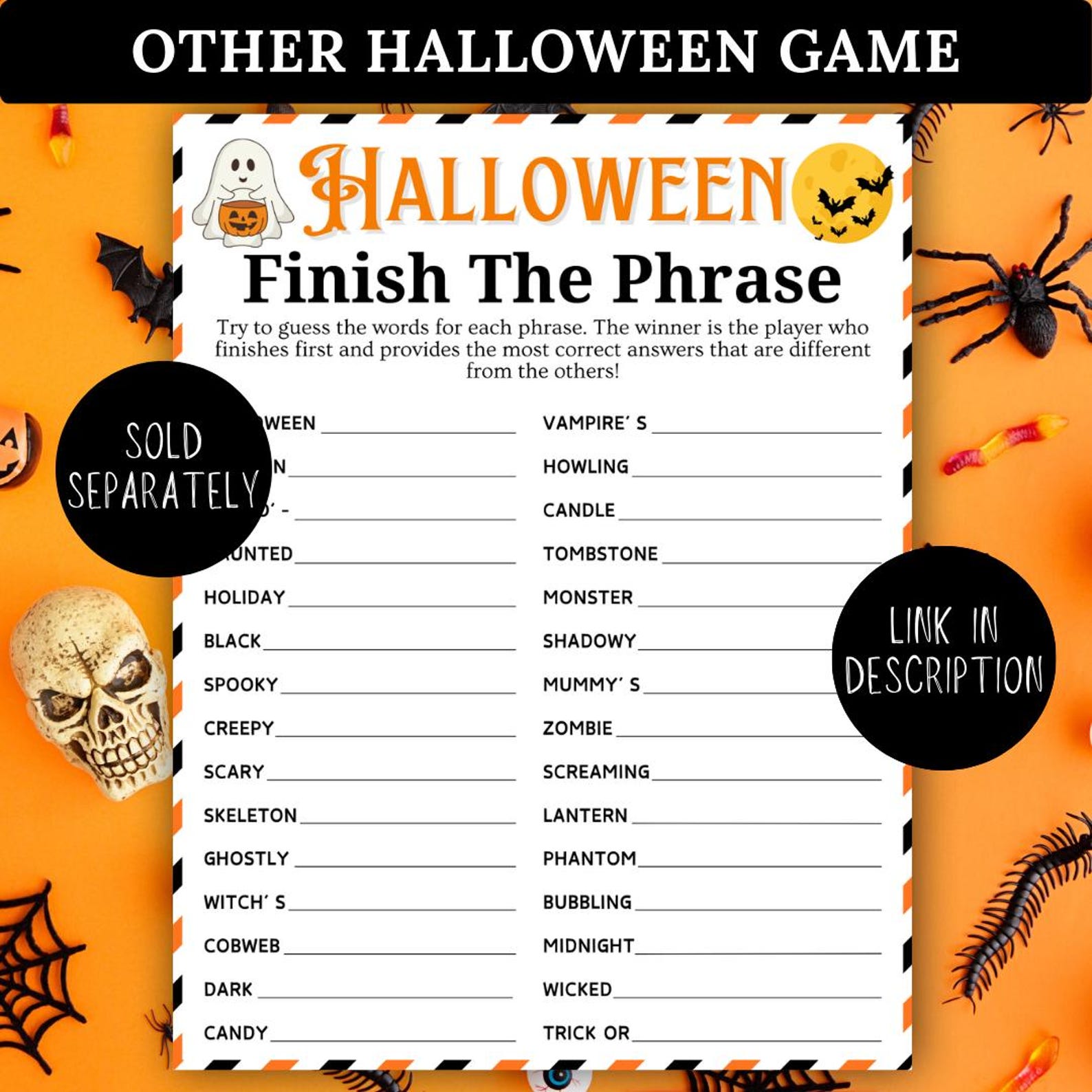 Halloween Ever or Never Game, Halloween Party Games Never Have I Ever ...