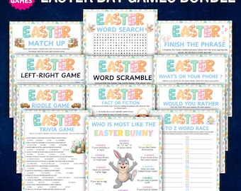 Easter Party Games, Game Printable, Printable Easter, Kids Easter Games ...