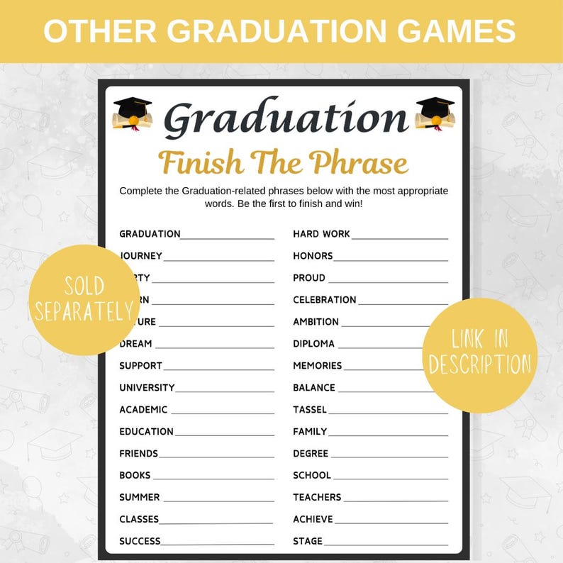 Graduation Left Right Game, Pass the Prize Gift Exchange Game ...