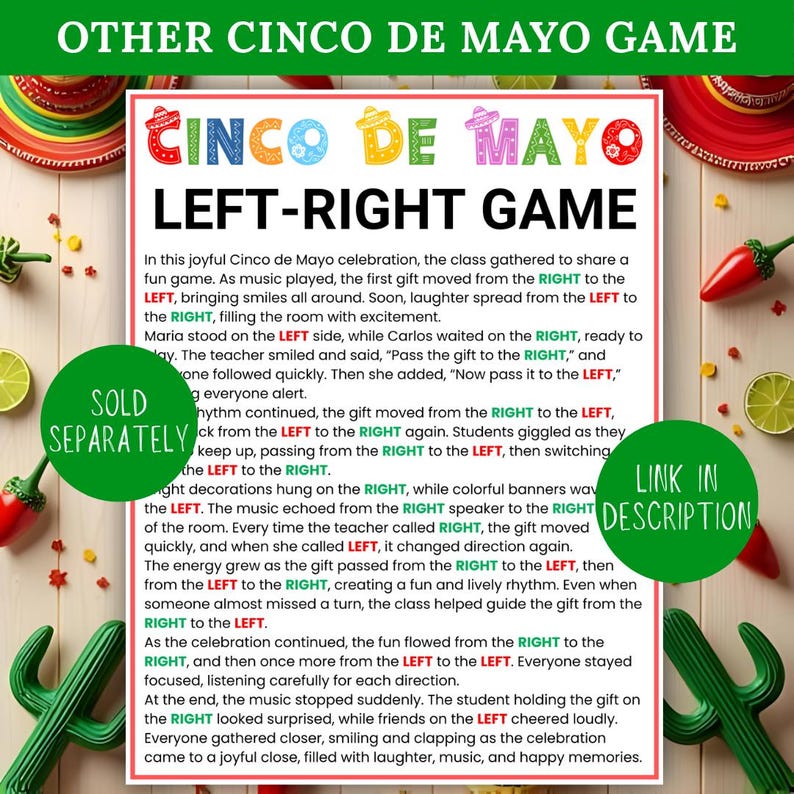 Cinco De Mayo Would You Rather Game, This or That Game, Cinco De Mayo ...