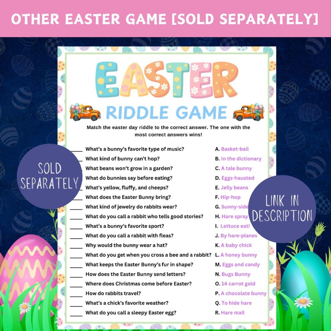 Easter Trivia Game, Fact or Fiction Quiz, Easter Day Games, Fun Trivia ...