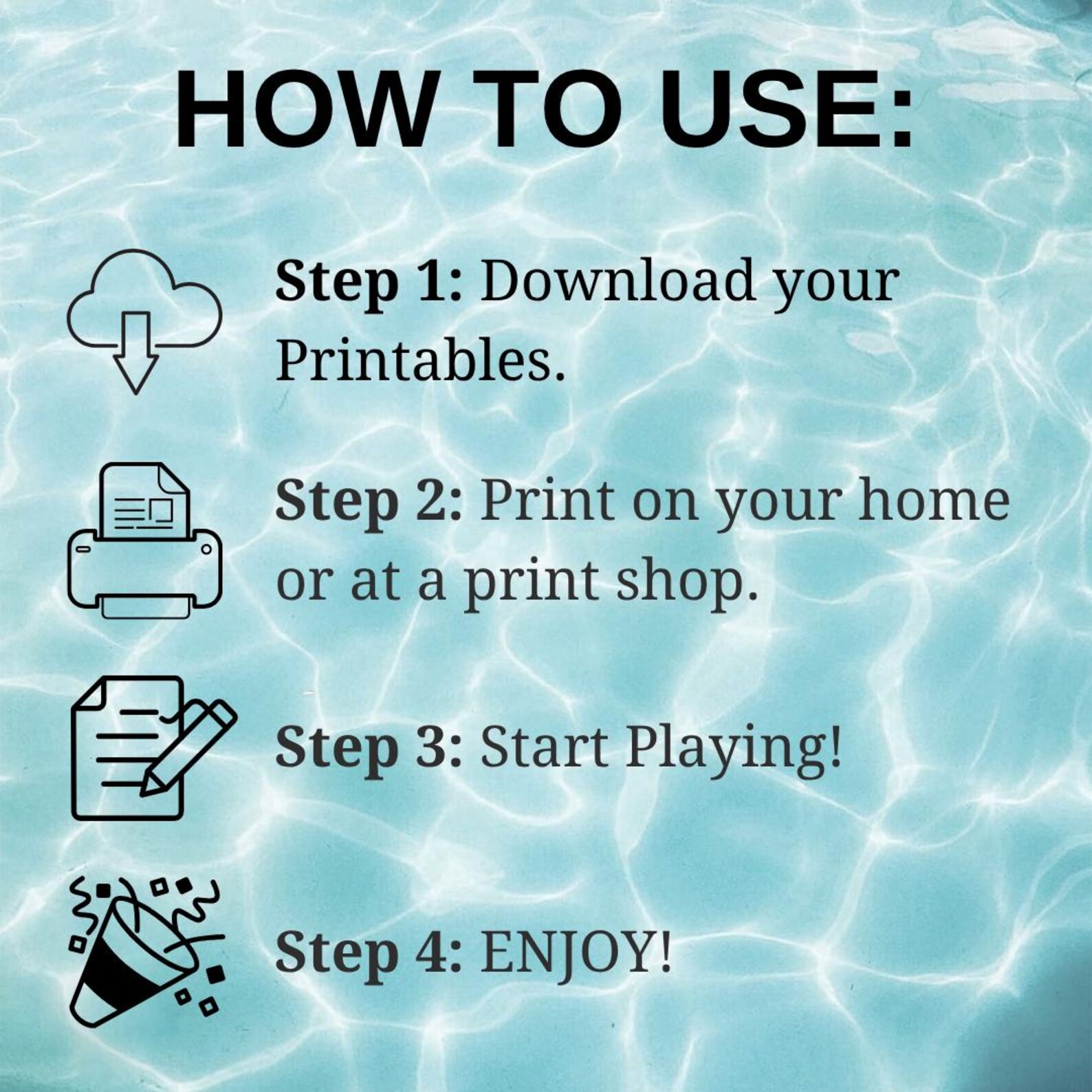 Sunmer Finish the Phrase Game, Summer Games, Summer Party Game ...