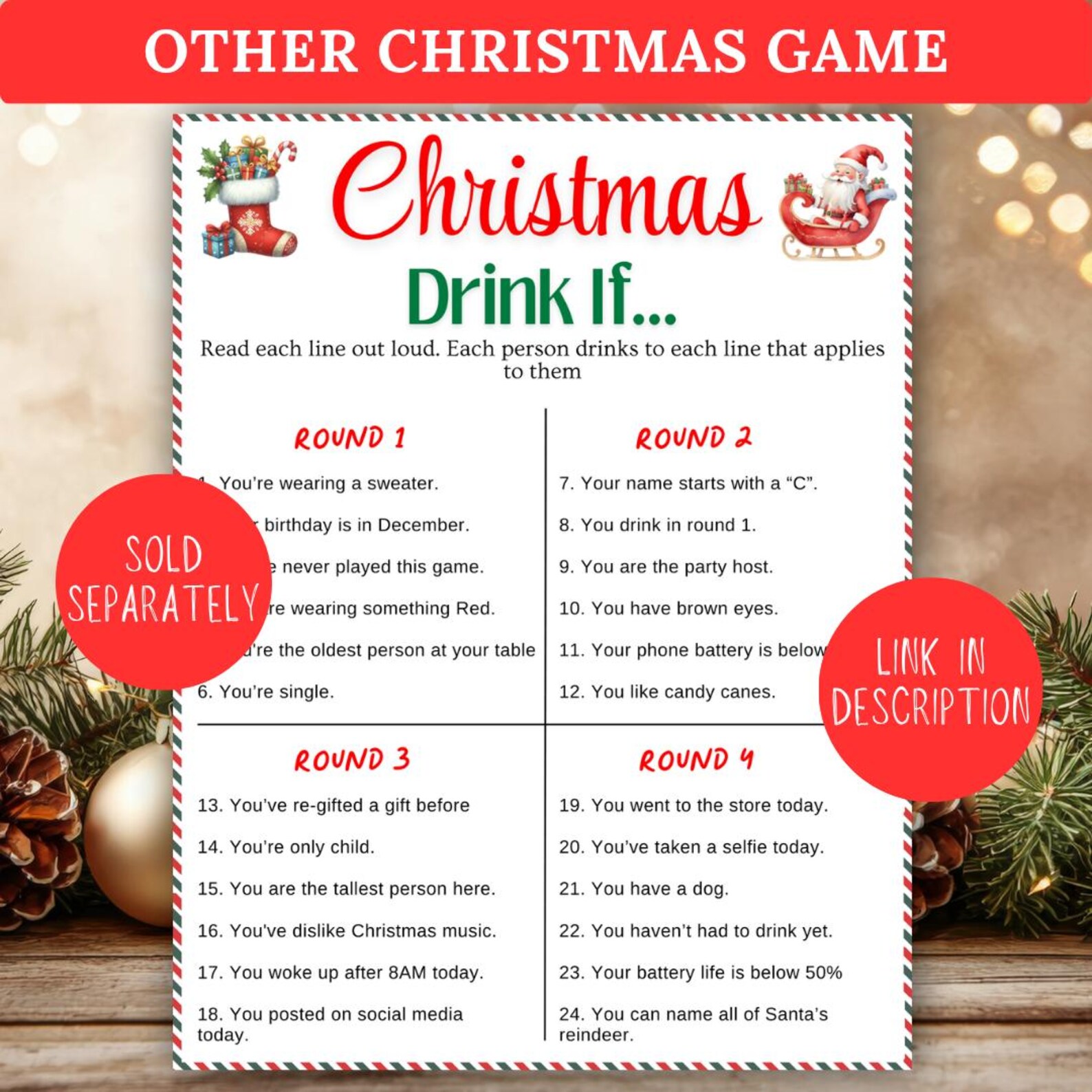 Christmas Around the World Game, Christmas Traditions, Printable ...