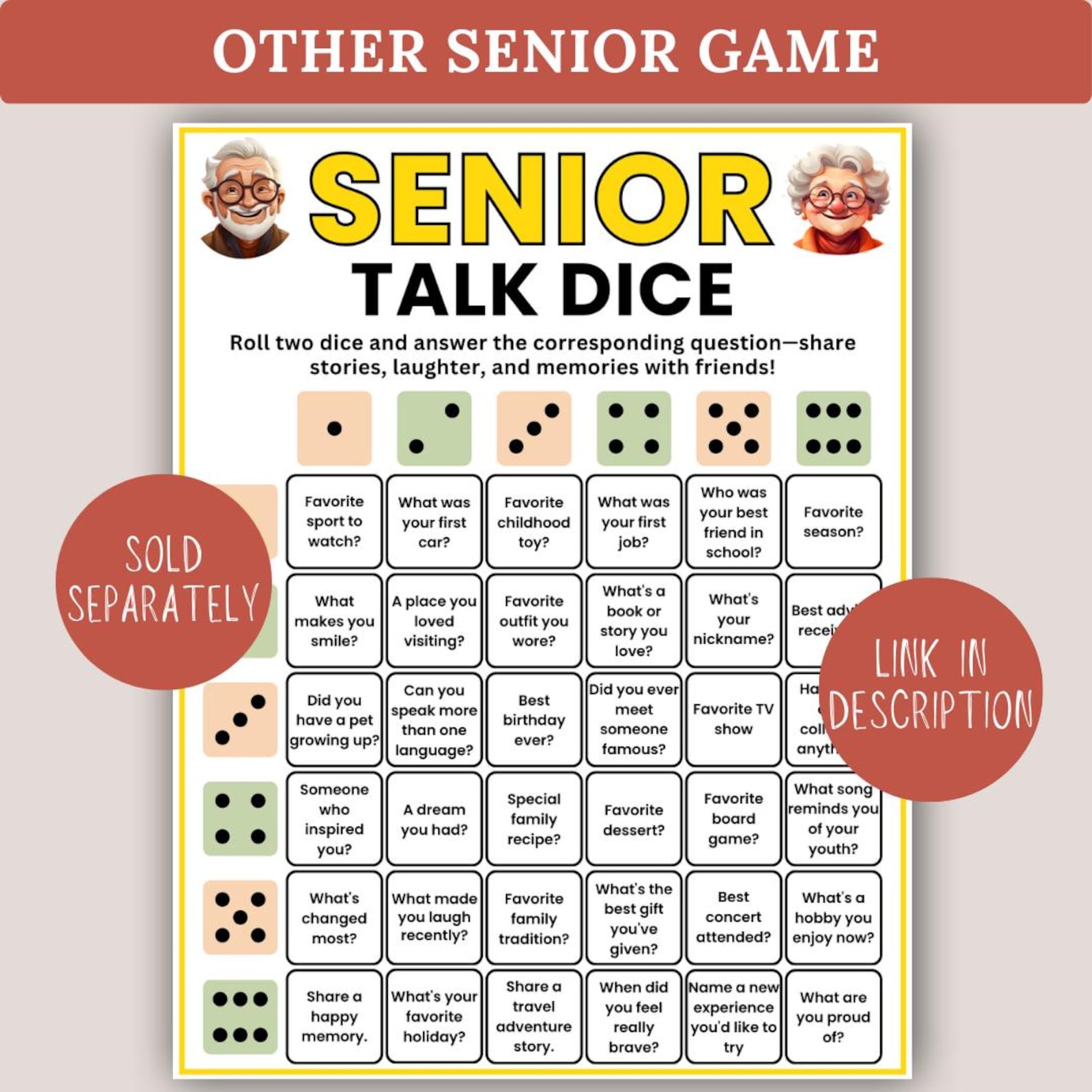 Senior Jeopardy Game, Games for Senior Citizens, Senior Activity ...