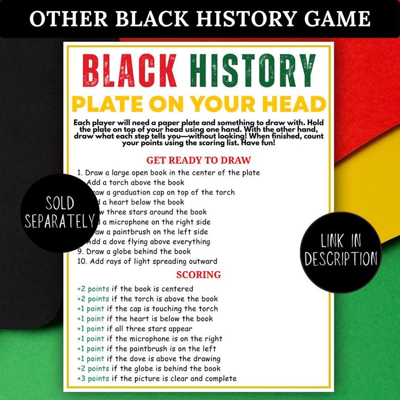 Black History Think Fast Game, Think Quick, Black History Trivia for ...