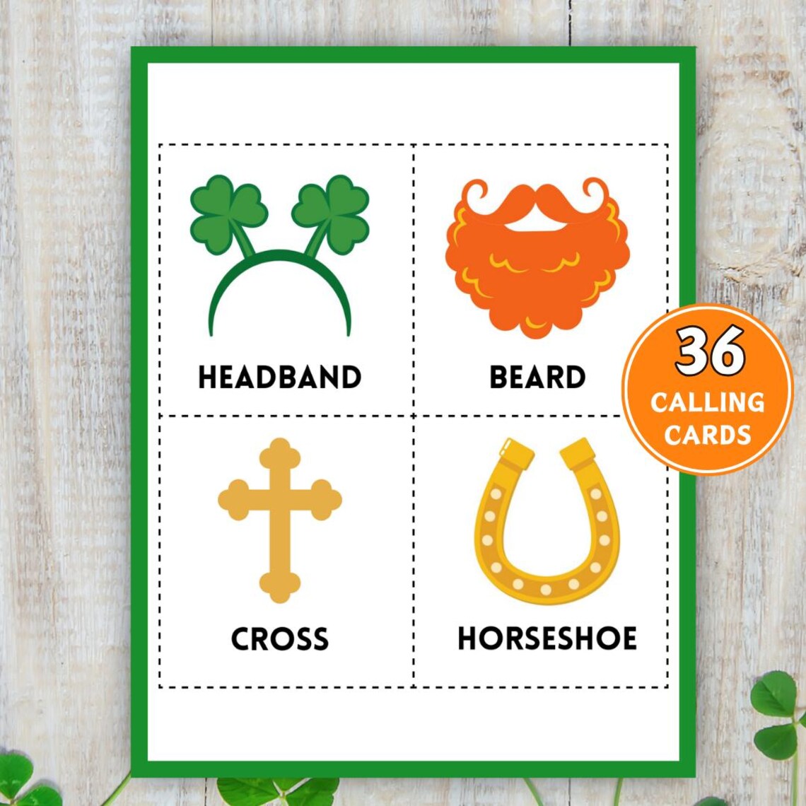 St. Patrick's Day Bingo Game, 50 St. Patrick's Bingo Cards Printable ...