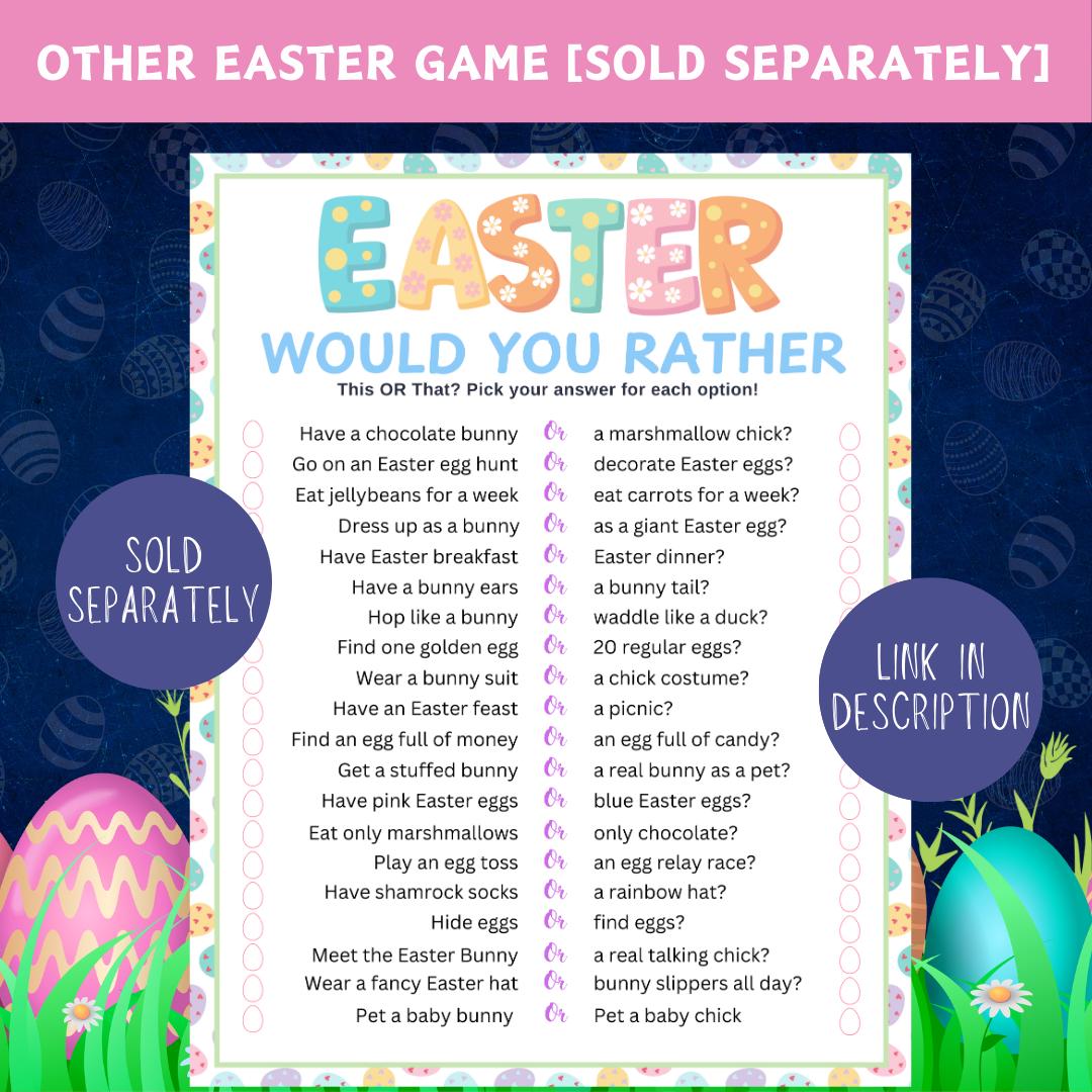 Easter Day What's on Your Phone Game, Easter Party Game - Printable ...