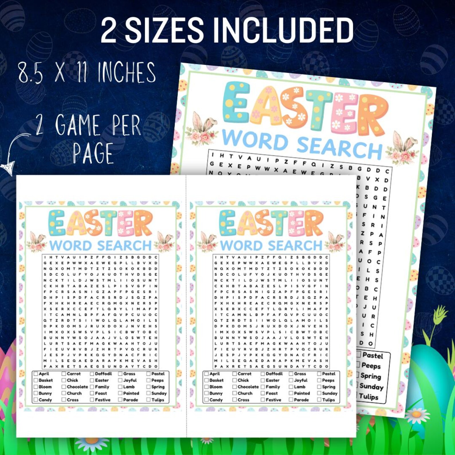 Easter Day Word Search Game, Easter Day Word Find, Printable Word ...