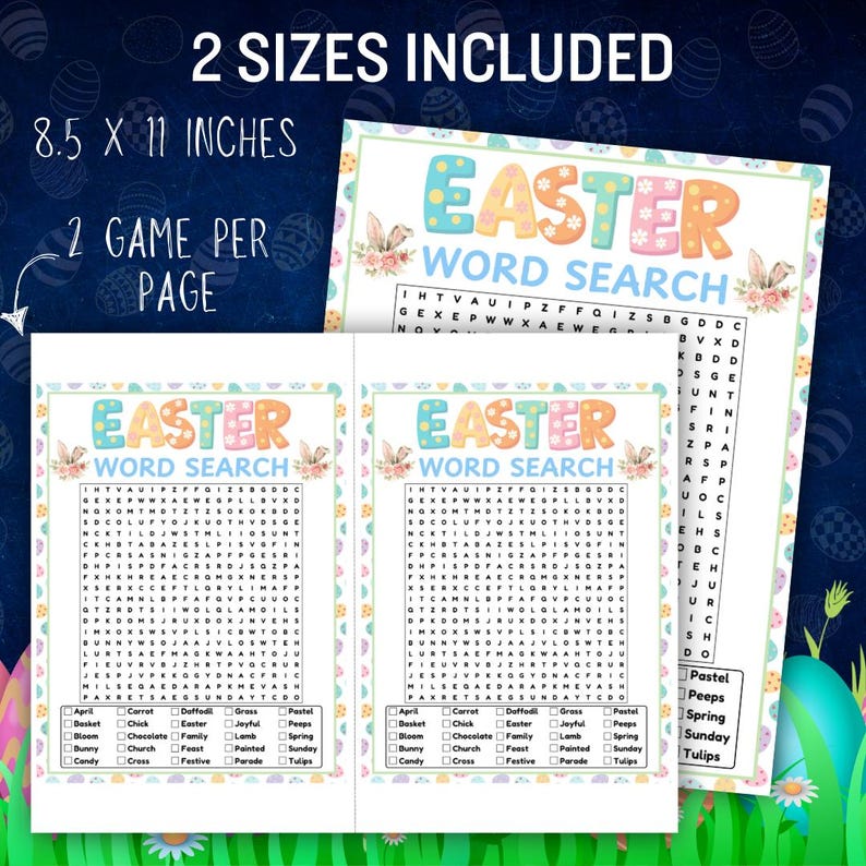 Easter Day Word Search Game, Easter Day Word Find, Printable Word ...