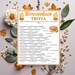 November Trivia Game, Printable November Quiz, Fall Games, Fall Party ...