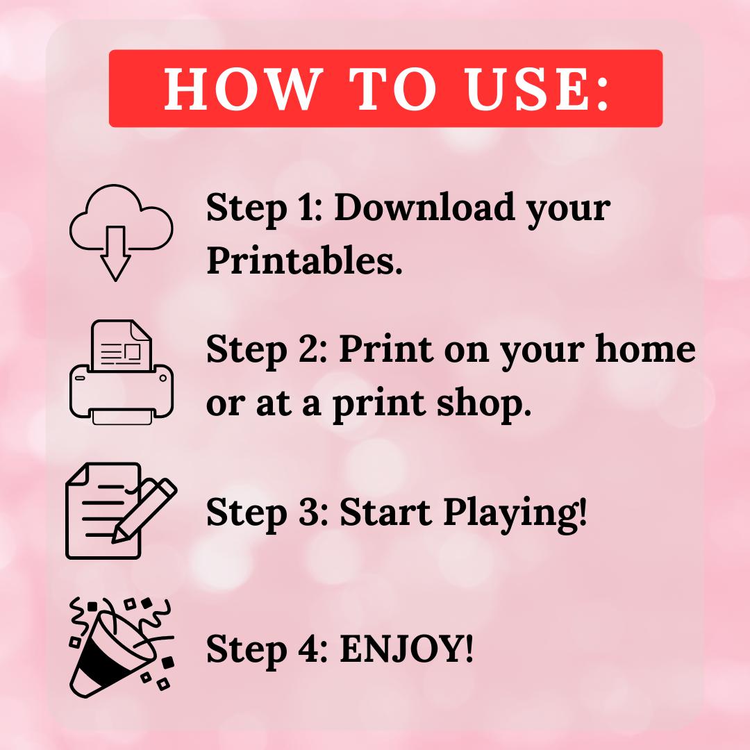 Valentine's Day Fact or Fiction Game, Valentines Party Game, True or ...