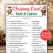 Christmas Carol Game, Christmas Match Game, Nativity Game, Fun ...
