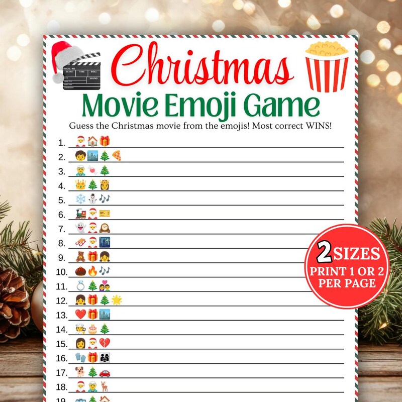 Emoji Movie Pictionary - Etsy