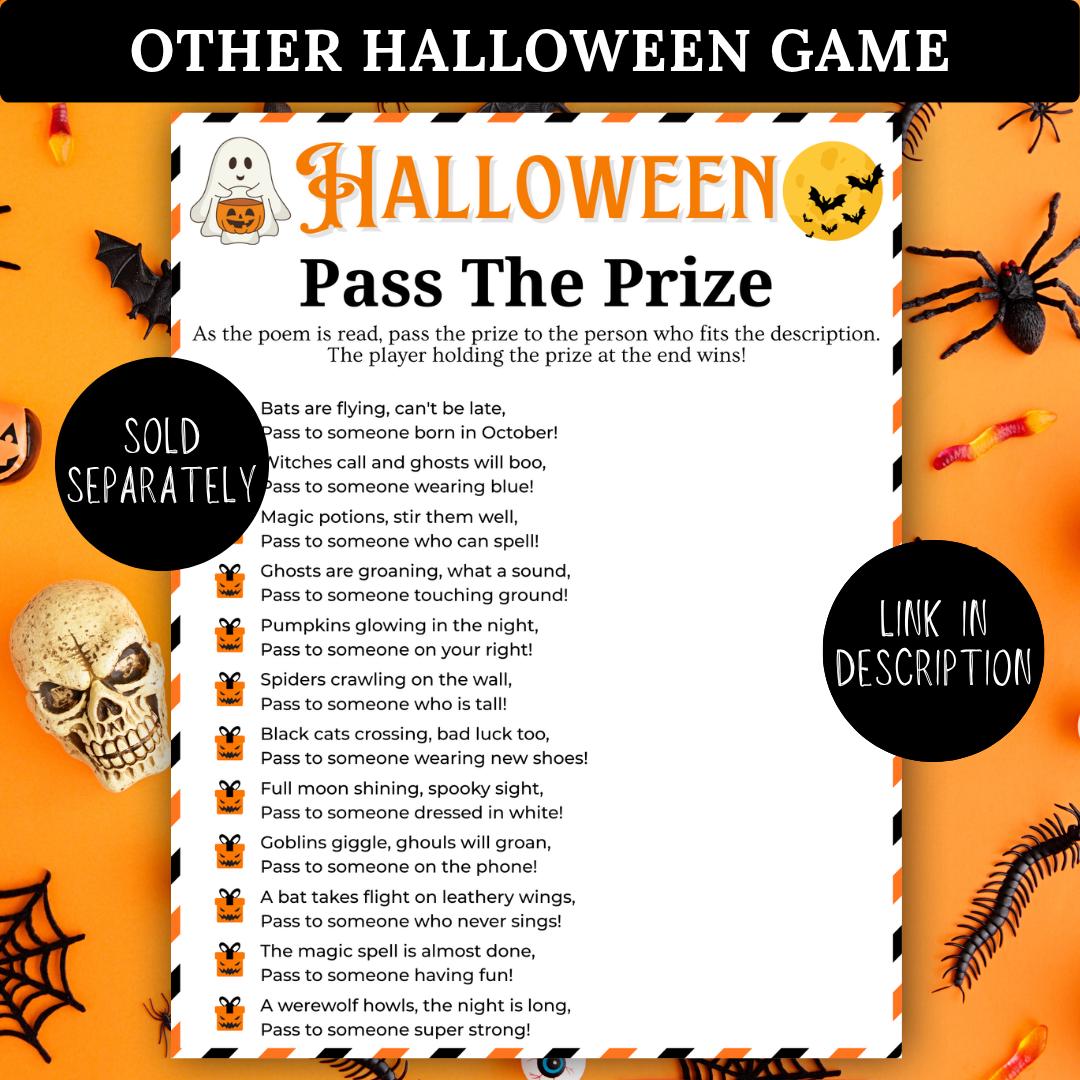 Halloween Drink If Game, Printable Halloween Games, Halloween Activity ...