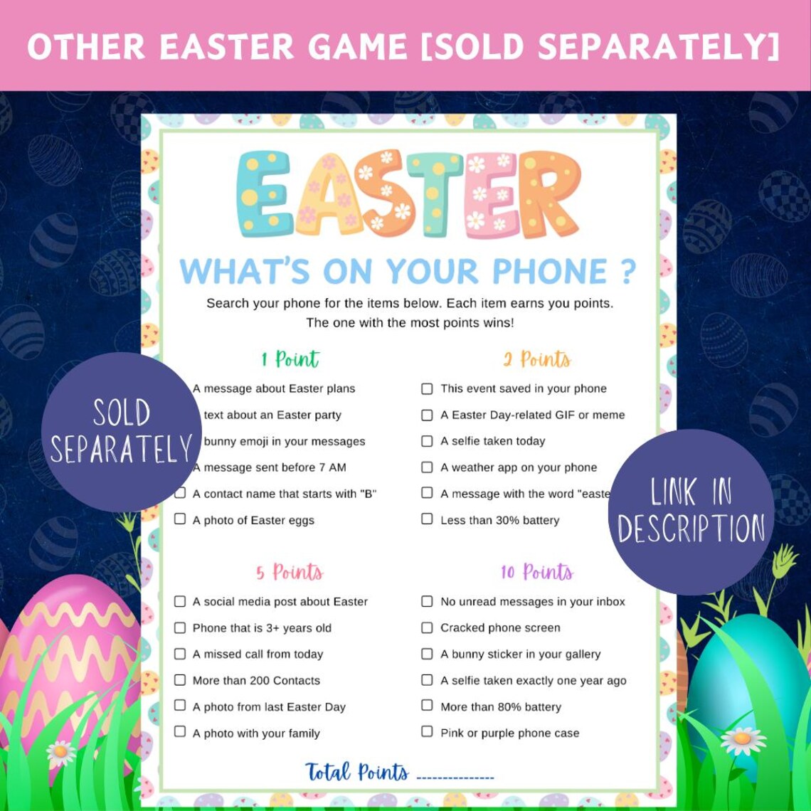 Who is Most Like the Easter Bunny Game, Printable Easter Game, Easter ...