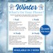 Winter Whats on Your Phone Game, Winter Party Game, Printable Family ...