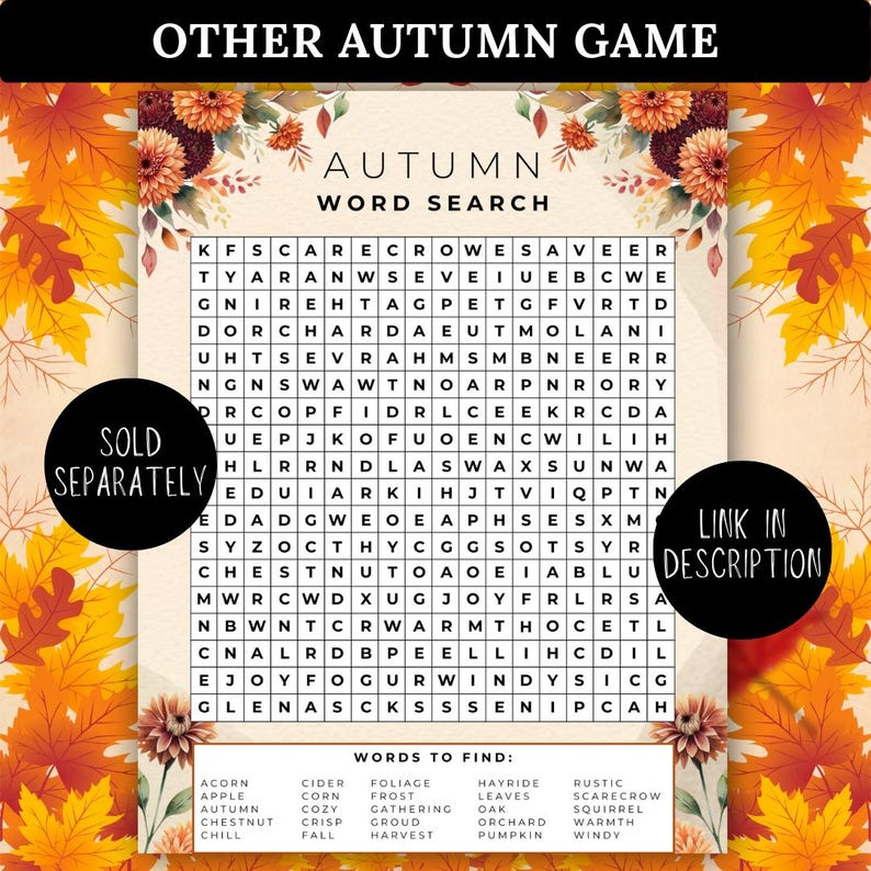 Left Right Fall Game, Pass the Prize Gift Exchange Game, Autumn Party ...