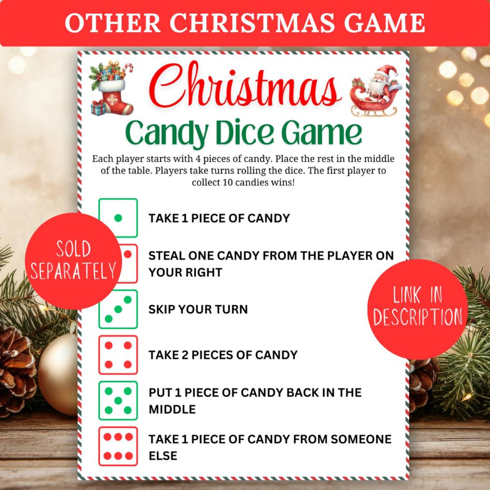 Christmas Finish the Phrase Game, Printable Christmas Group Party Game ...