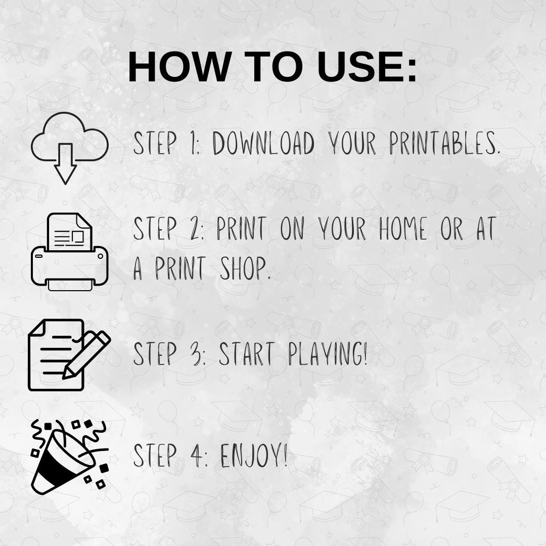 Graduation Left Right Game, Pass the Prize Gift Exchange Game ...