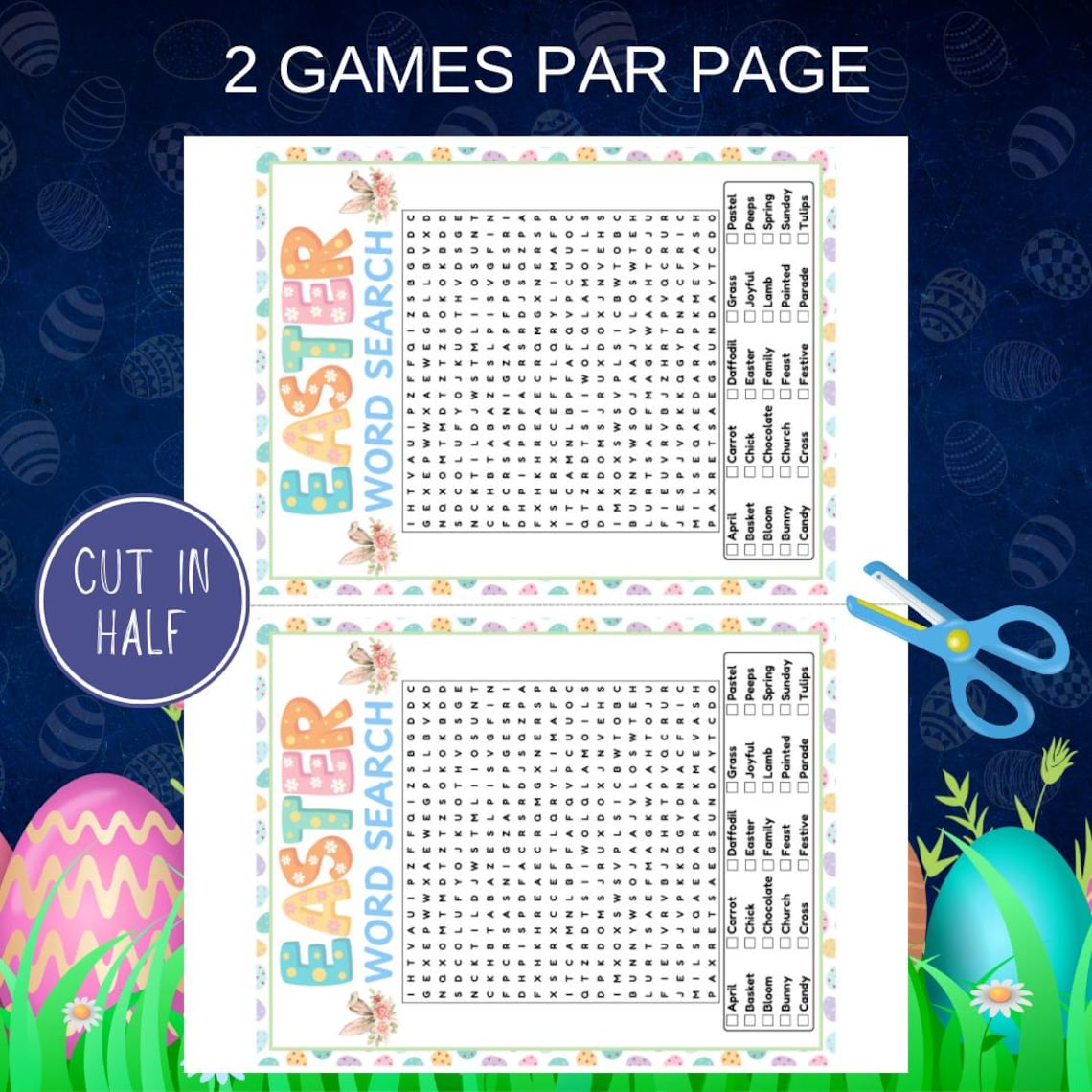 Easter Day Word Search Game, Easter Day Word Find, Printable Word ...