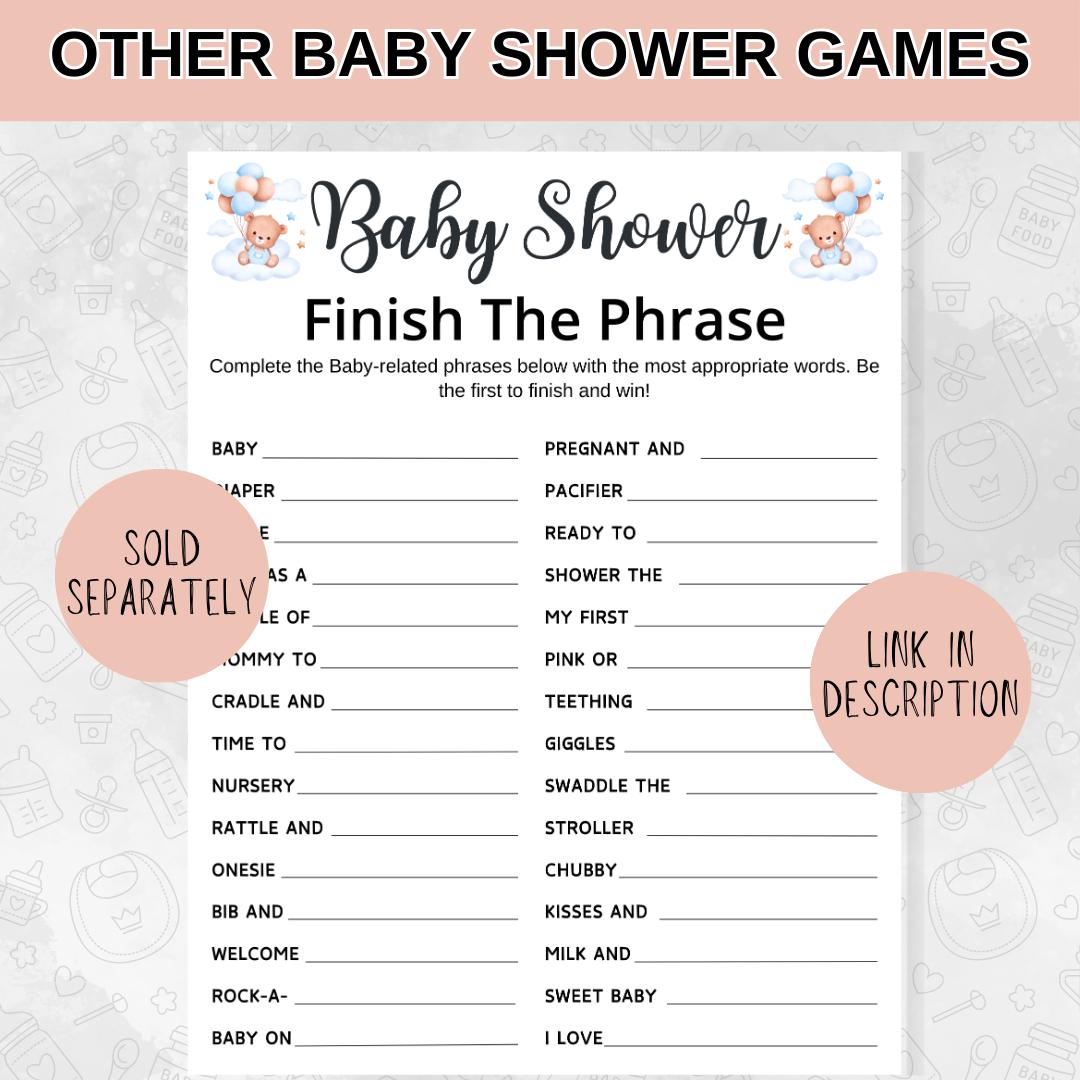 Left Right Baby Shower Game, Pass the Prize Gift Exchange Game, Baby ...