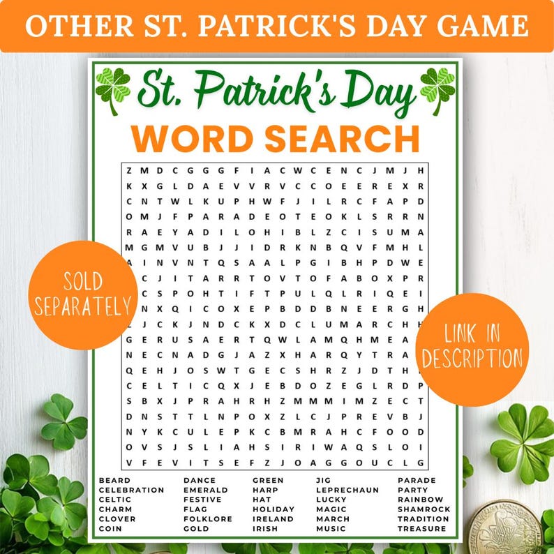 St. Patrick's Day Candy Dice Game, Holiday Party Game, Pass the Candy ...