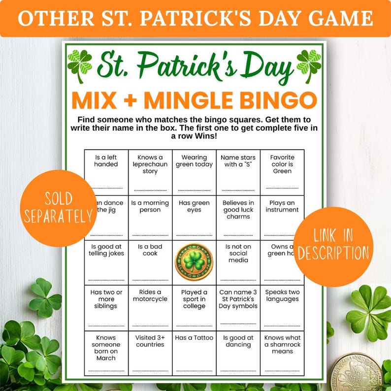 What’s Your Leprechaun Name Game With Nametags, Printable St Patricks ...