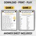 Printable Graduation Party Games, Graduation Games Bundle, Graduation ...