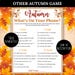 Fall Fact or Fiction Game, Printable Autumn Party Game, True or False ...