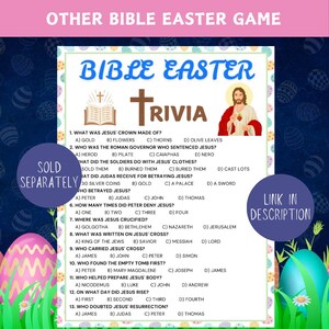 Easter Bible Left-right Game, Church Gift Exchange Game Pass the Prize ...