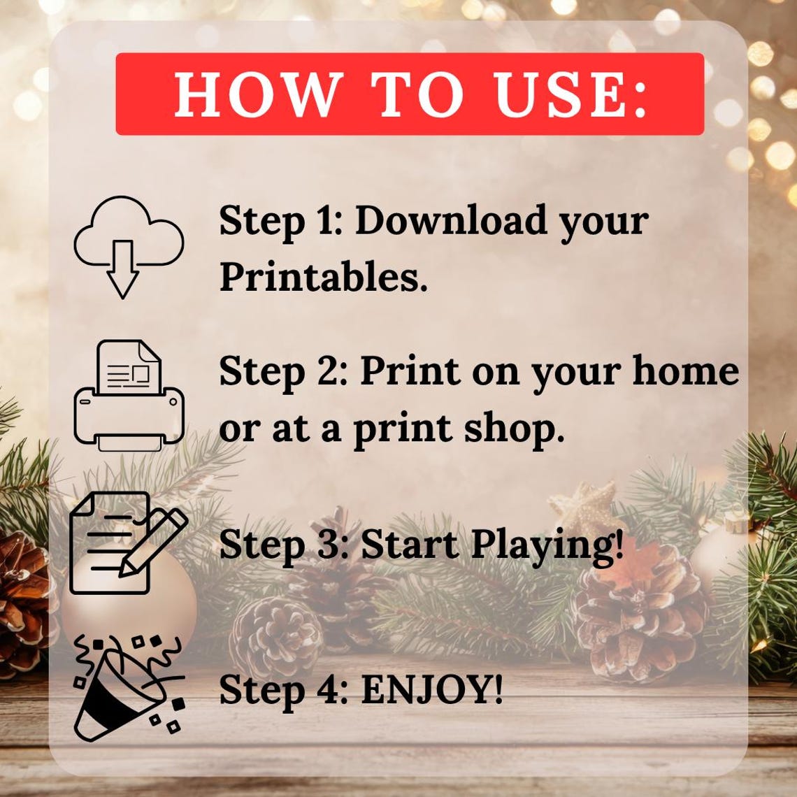 Christmas This or That Game, Printable Would You Rather Game, Party ...