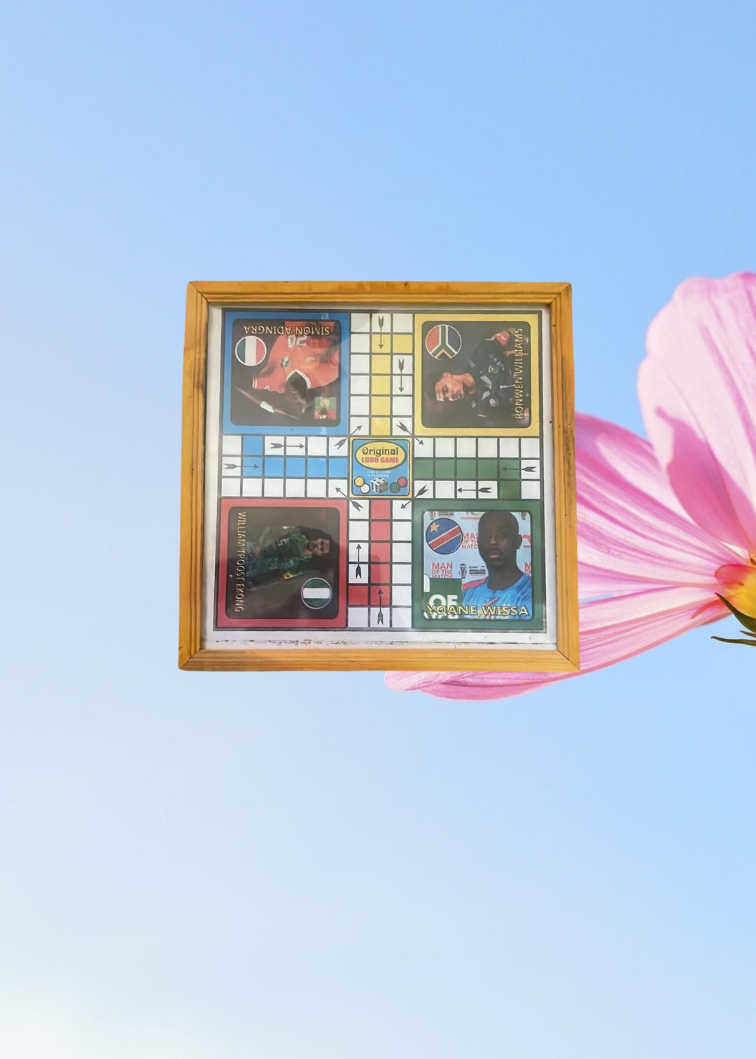 Luxury Wooden Ludo Game With Glass Cover – Handcrafted African Board ...