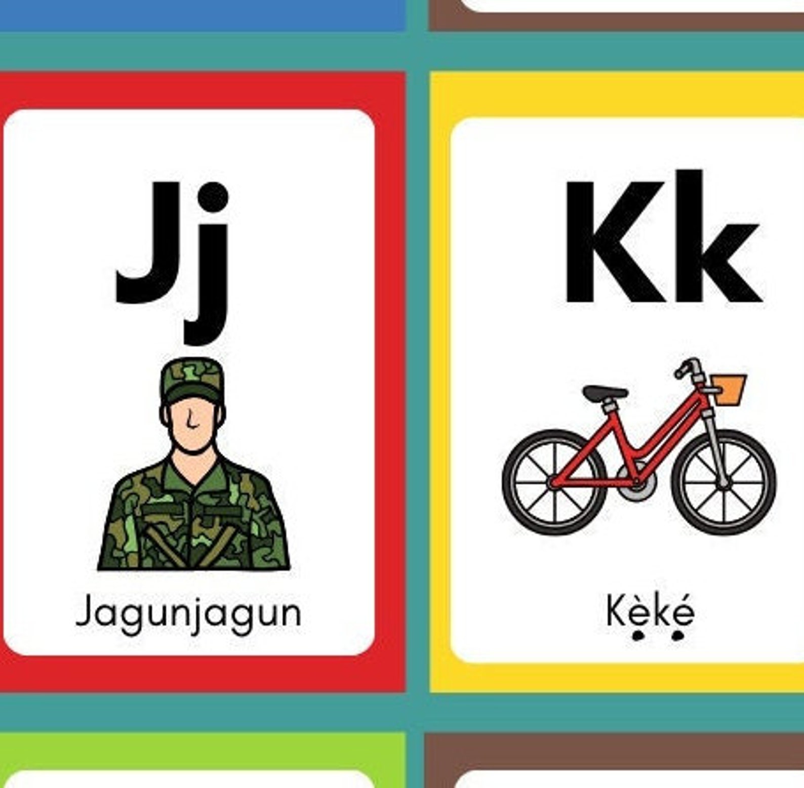 Nigerian Yoruba Alphabet Poster for Learning - Etsy