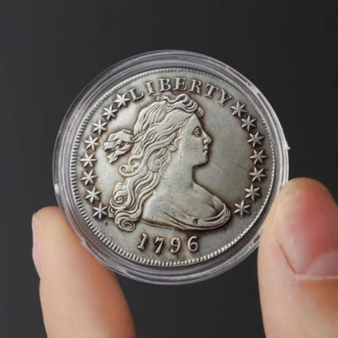 Rare Original Silver US OLD Coin US 1796 Draped Bust Dollar - Etsy