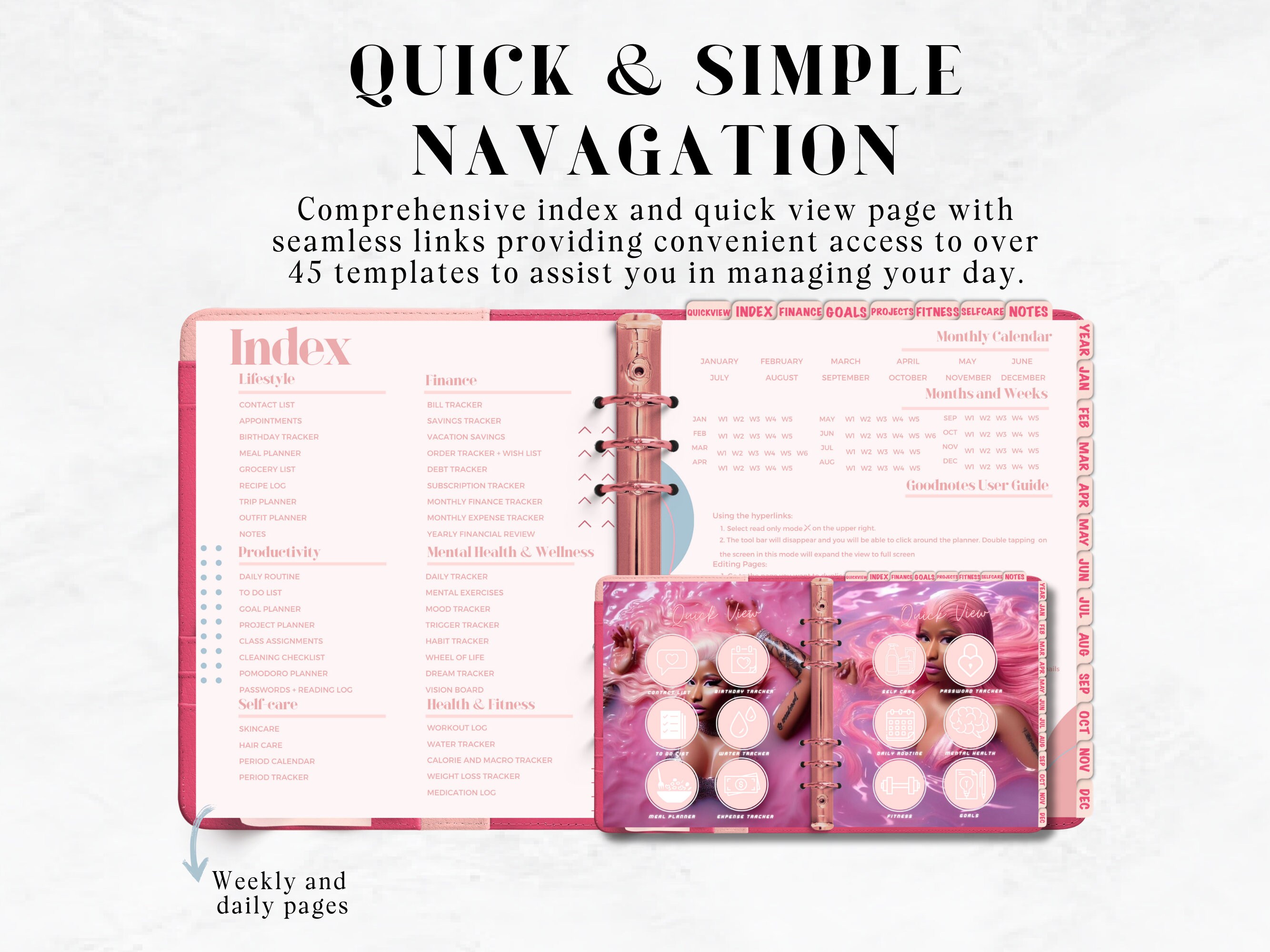 2024 Digital Black Girl Planner, Your Ultimate Goodnotes Companion ...