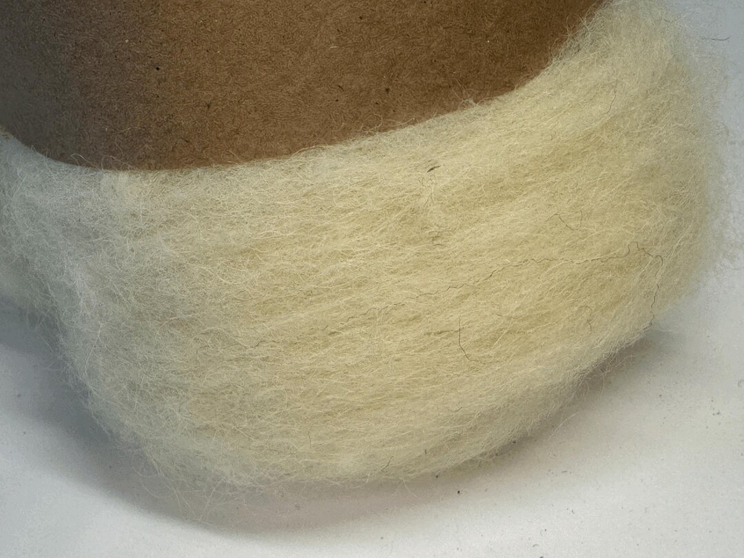 Icelandic Sheep Wool Batt 4 Ounce Sheet - off White - Etsy
