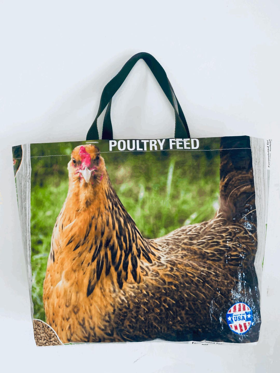 Feed Bag Tote - Poultry Feed Golden Hen - Etsy