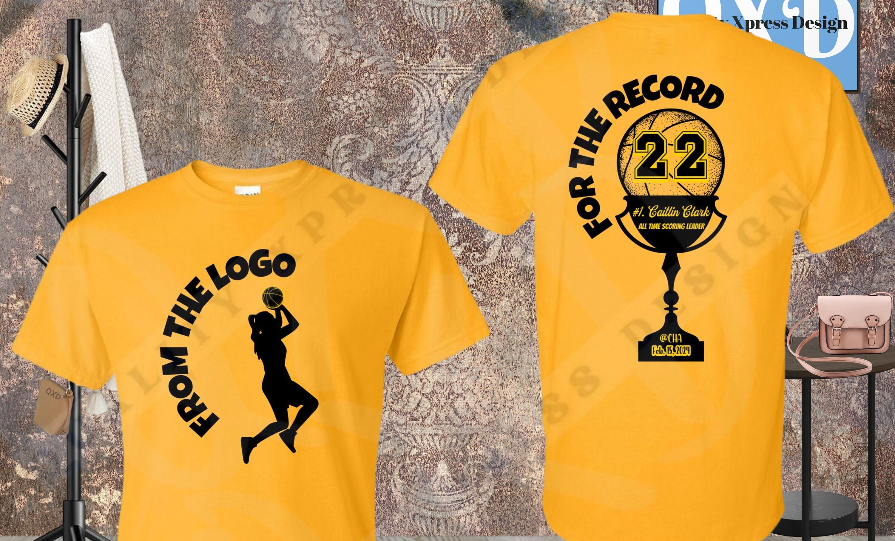 From the Logo, For the Record, Caitlin Clark Fan Shirt, Breaking ...