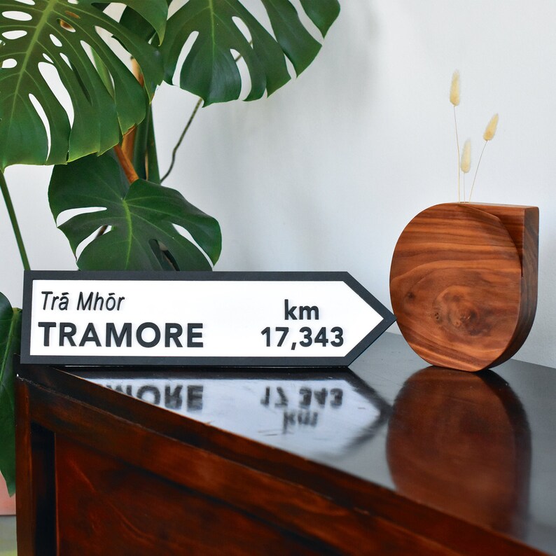 Personalised Vintage Irish Road Sign | Custom Irish County Sign ...