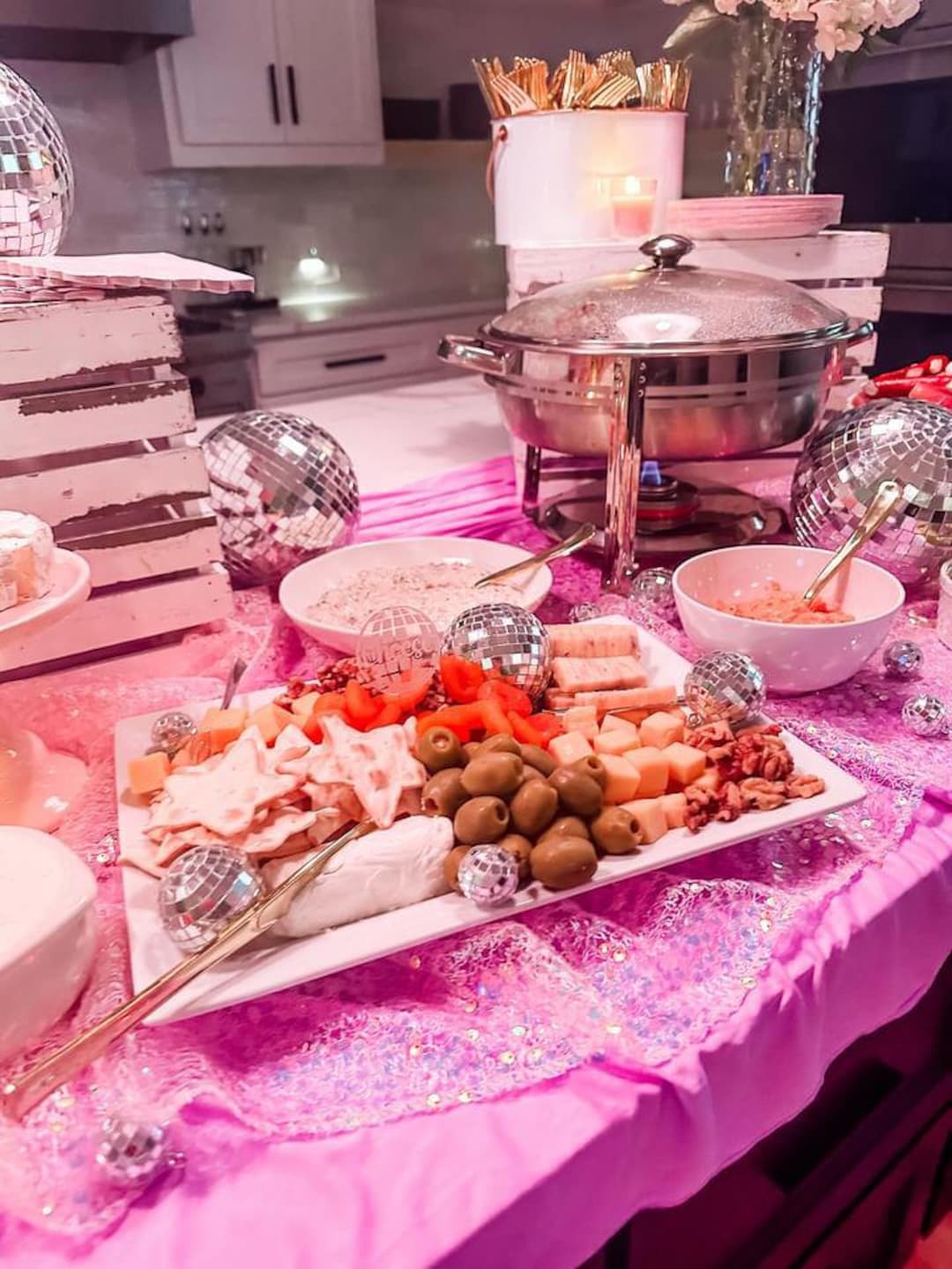 Disco Food Markers | Charcuterie Label | Food Board Tags & Markers ...