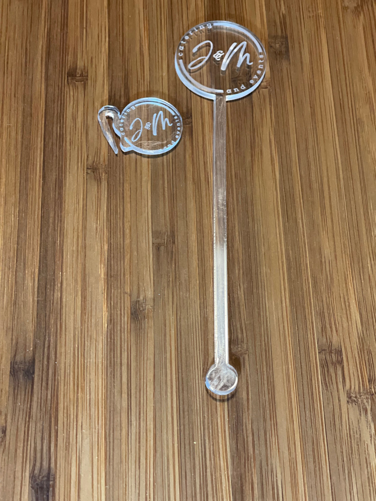 Personalized Logo Cocktail Stirrers & Drink Tags for Events, Custom ...