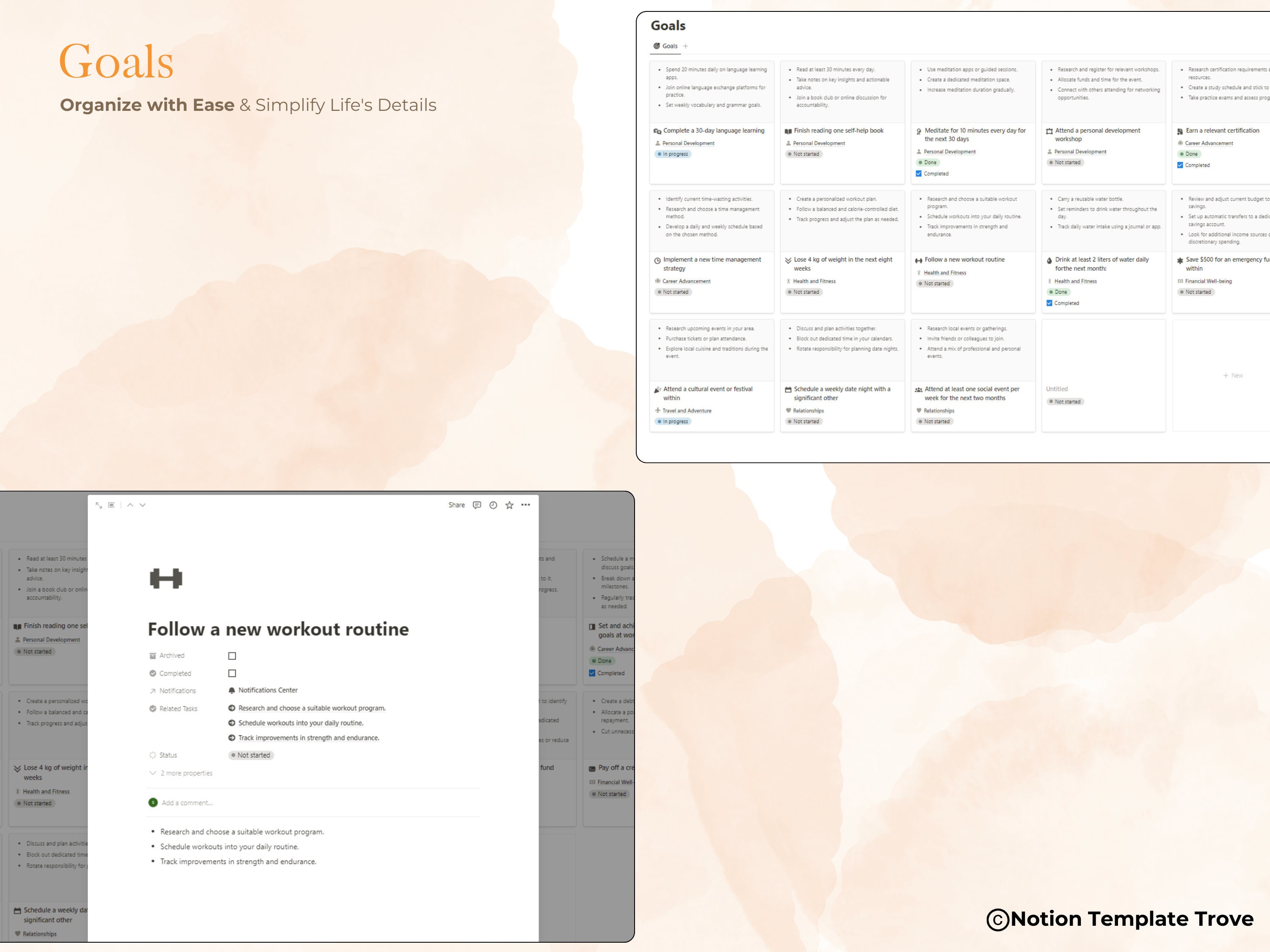 Notion Vision Board, 2024 Vision Board, Goal Setting Planner, Vision ...