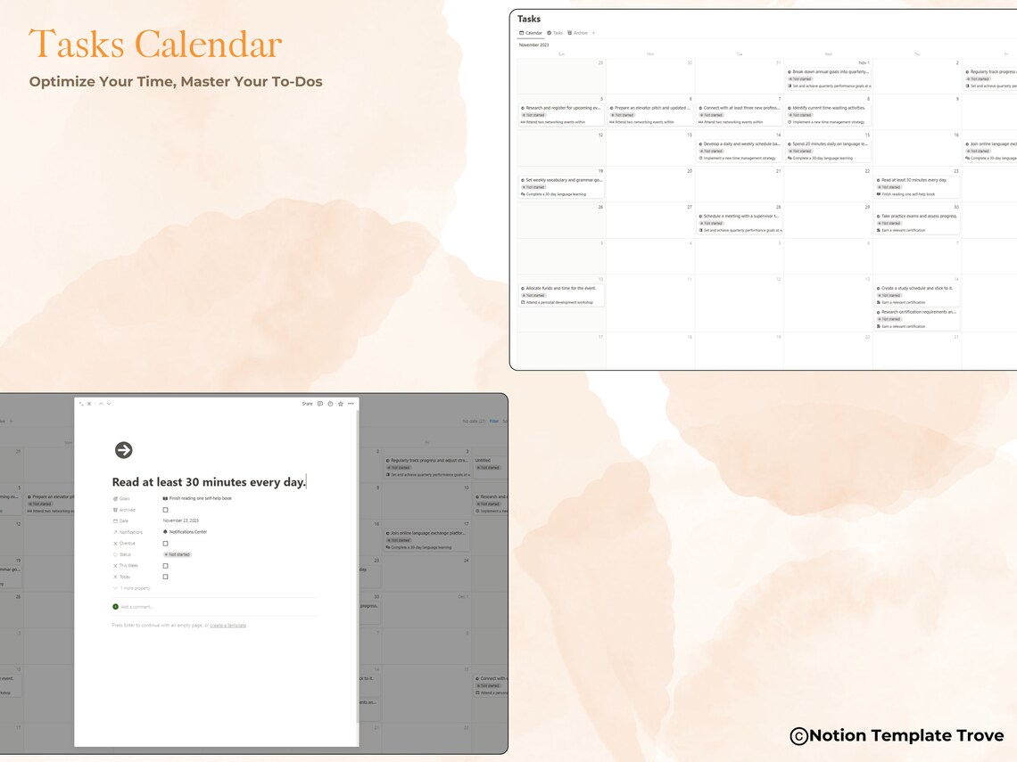 Notion Vision Board, 2024 Vision Board, Goal Setting Planner, Vision ...