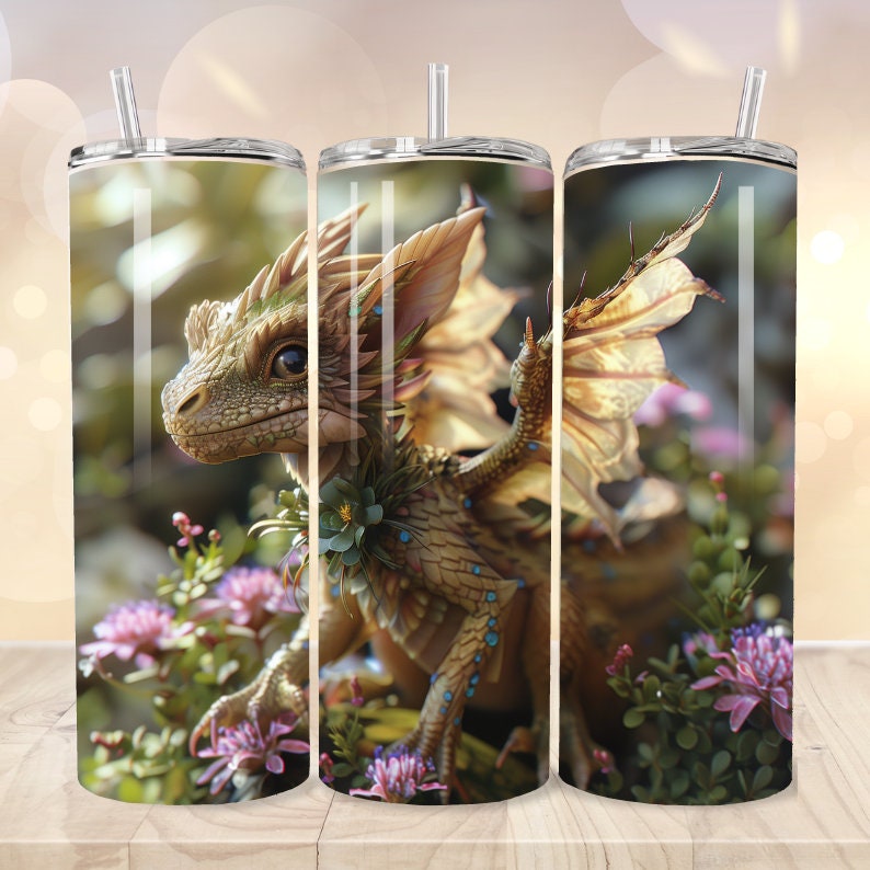 25 Dragon Sublimation Designs, Dragon Tumbler Wraps Bundle, 20oz ...