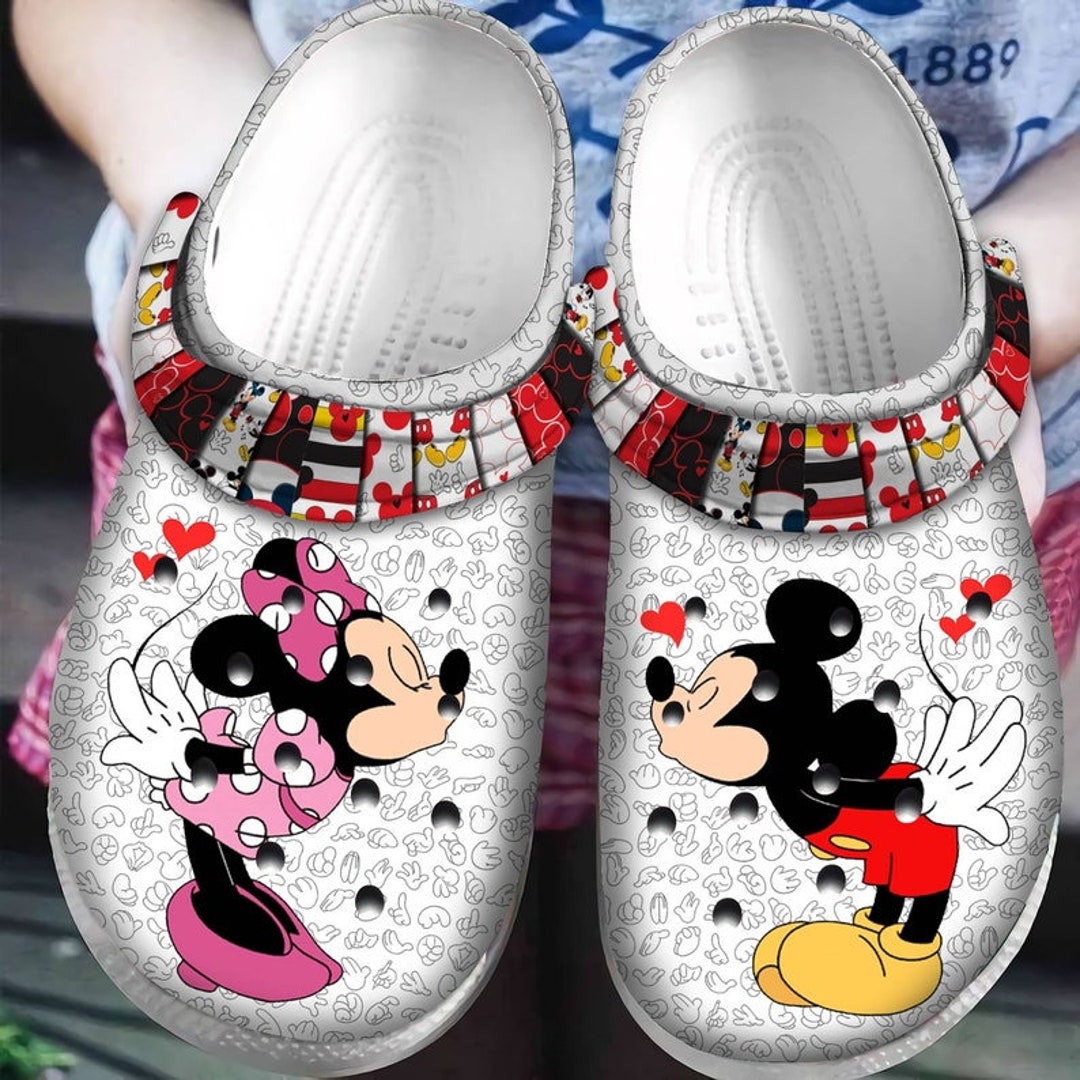 Mickey and Minnie Shoes Mickey Mouse Clogs Mickey Minnie Mouse Sandal ...