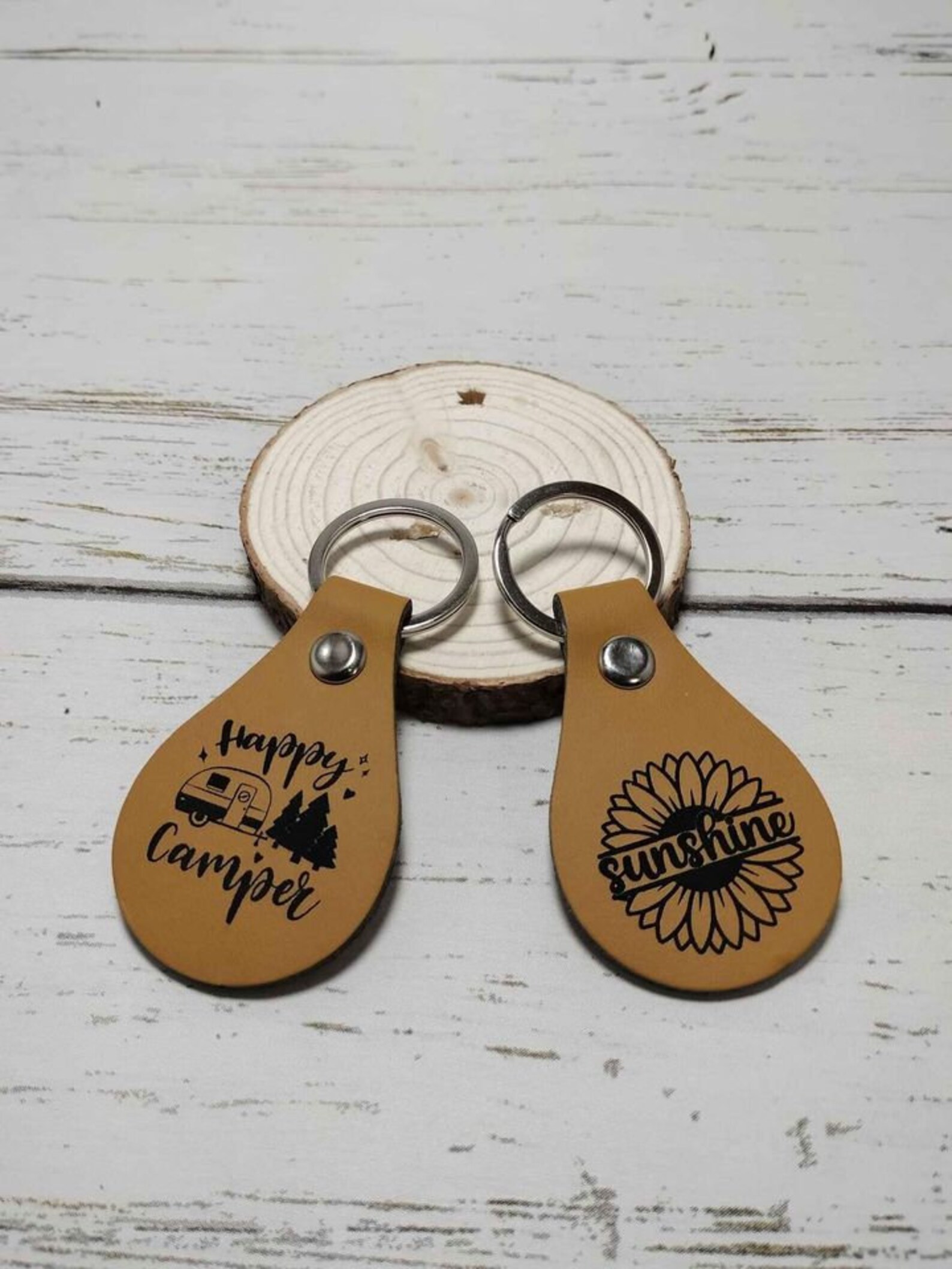 Custom Leather Key Fob, Personalized Leather Keychain, Logo Leather Key ...