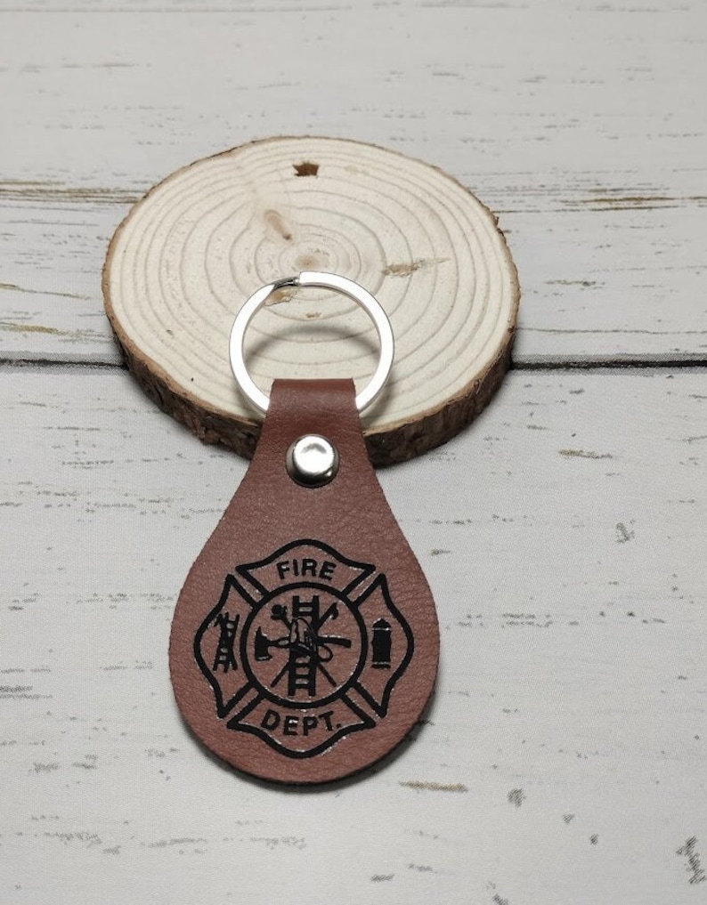 Custom Leather Key Fob, Personalized Leather Keychain, Logo Leather Key ...