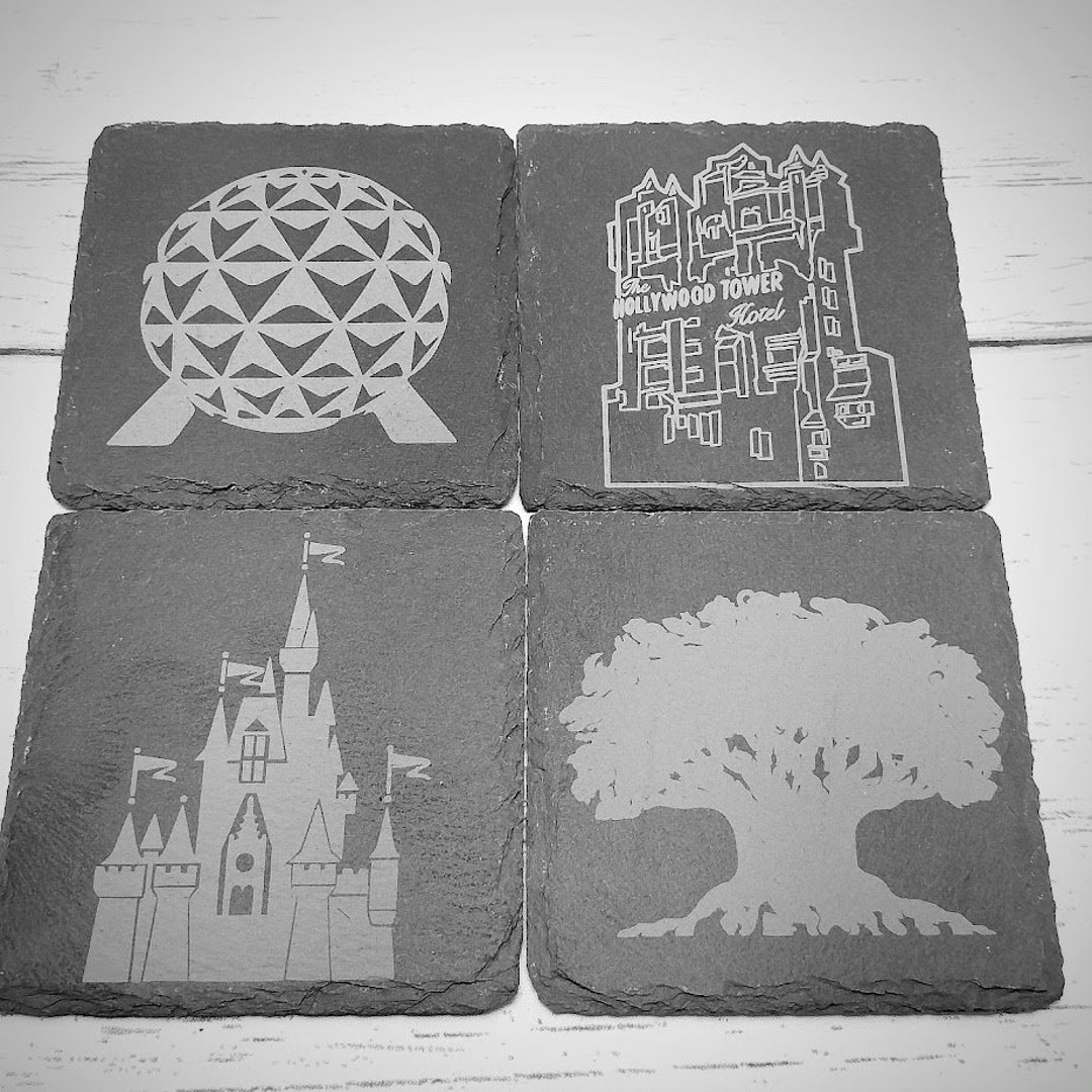 Disney Slate Coasters (set of 4) - Etsy