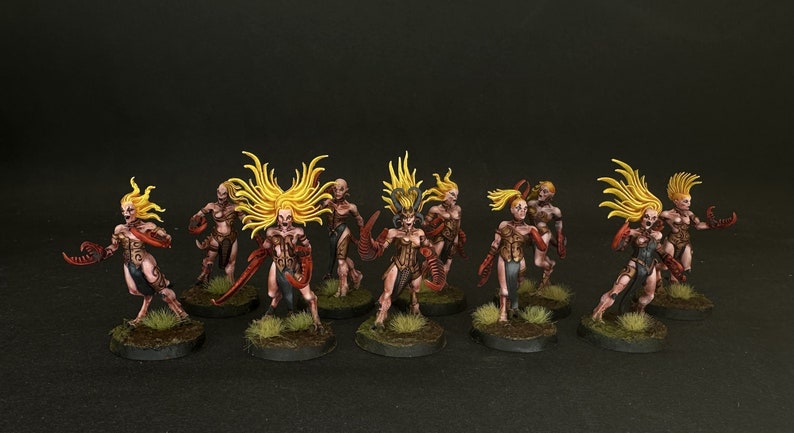 Warhammer 40k/ Aos/ Old Word Daemonettes of Slaanesh 10 Models, Battle ...