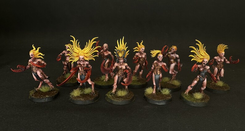 Warhammer 40k/ Aos/ Old Word Daemonettes of Slaanesh 10 Models, Battle ...